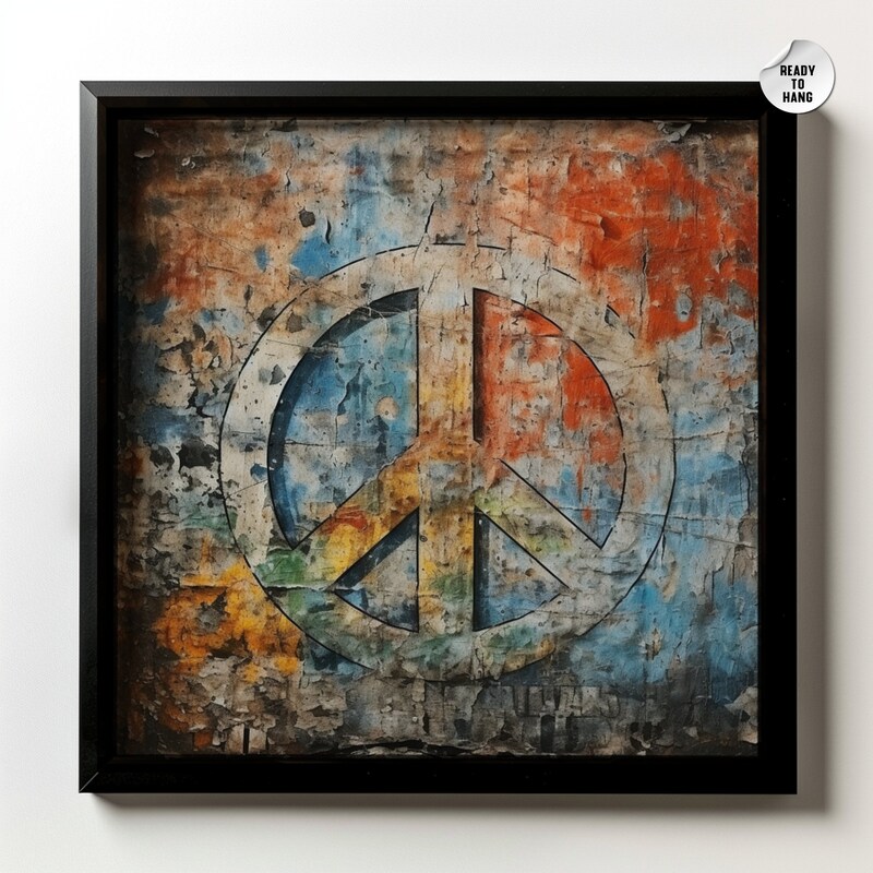 Peace Sign Poster - Etsy