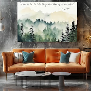 CS Lewis Quote Canvas Art, Inspirational Wall Art, Motivational Poster ...