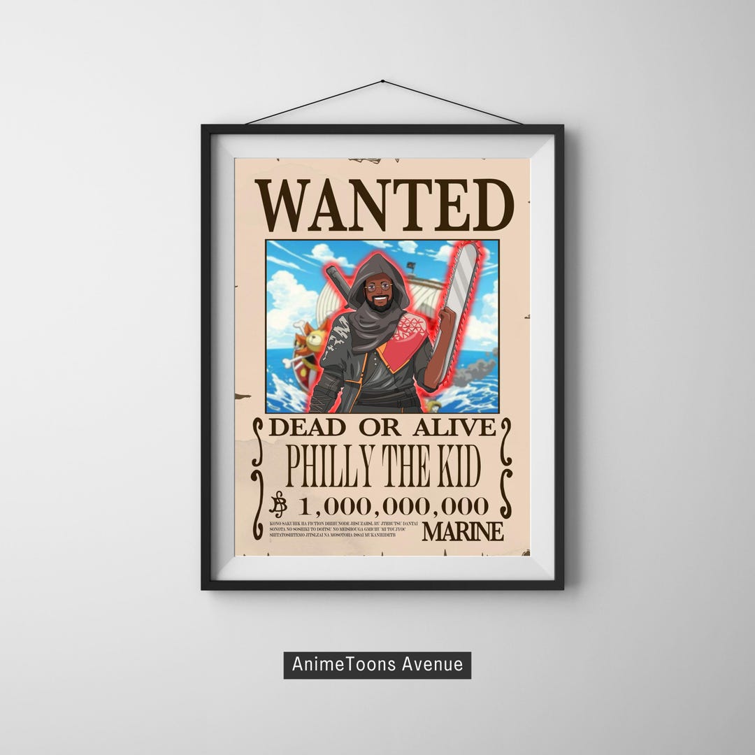 Custom Anime Wanted Poster: Personalized Fanart Gift (digital File) - Etsy