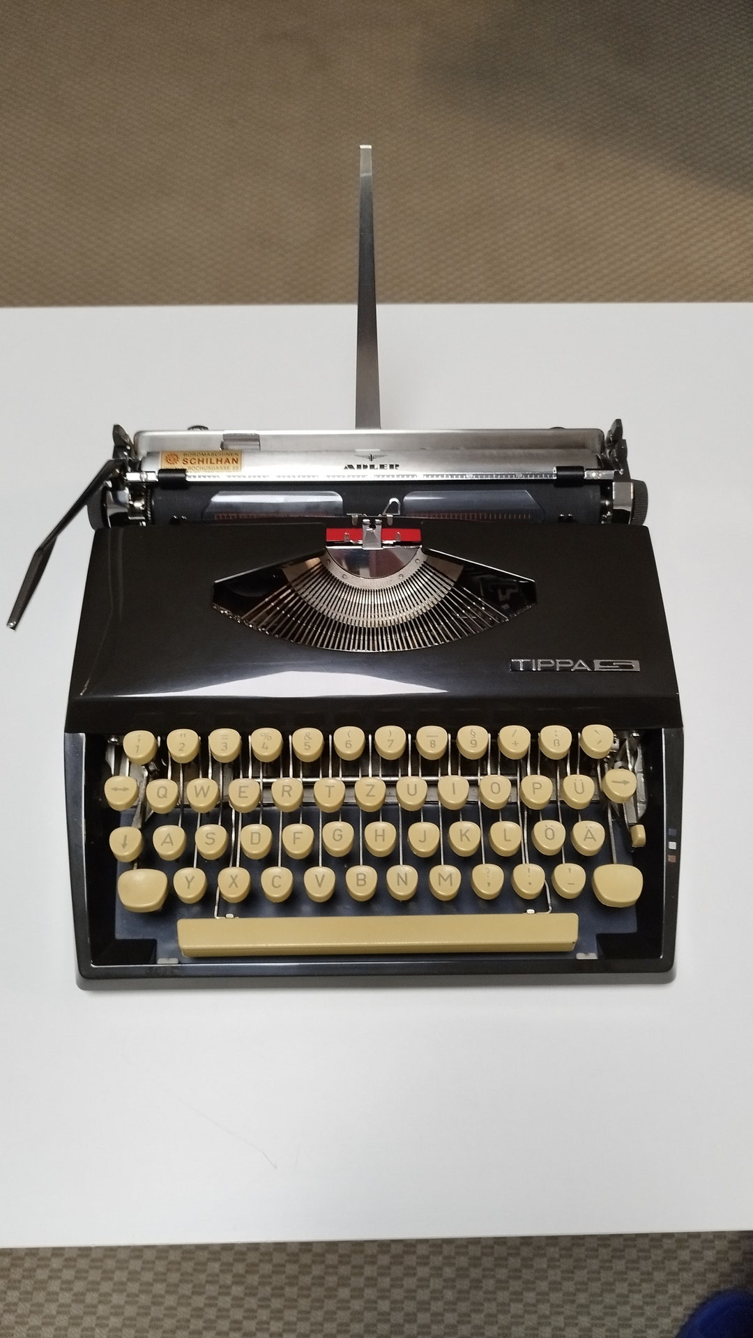 ADLER TIPPA S From 1967 Working Ultraportable Typewriter With Slight ...