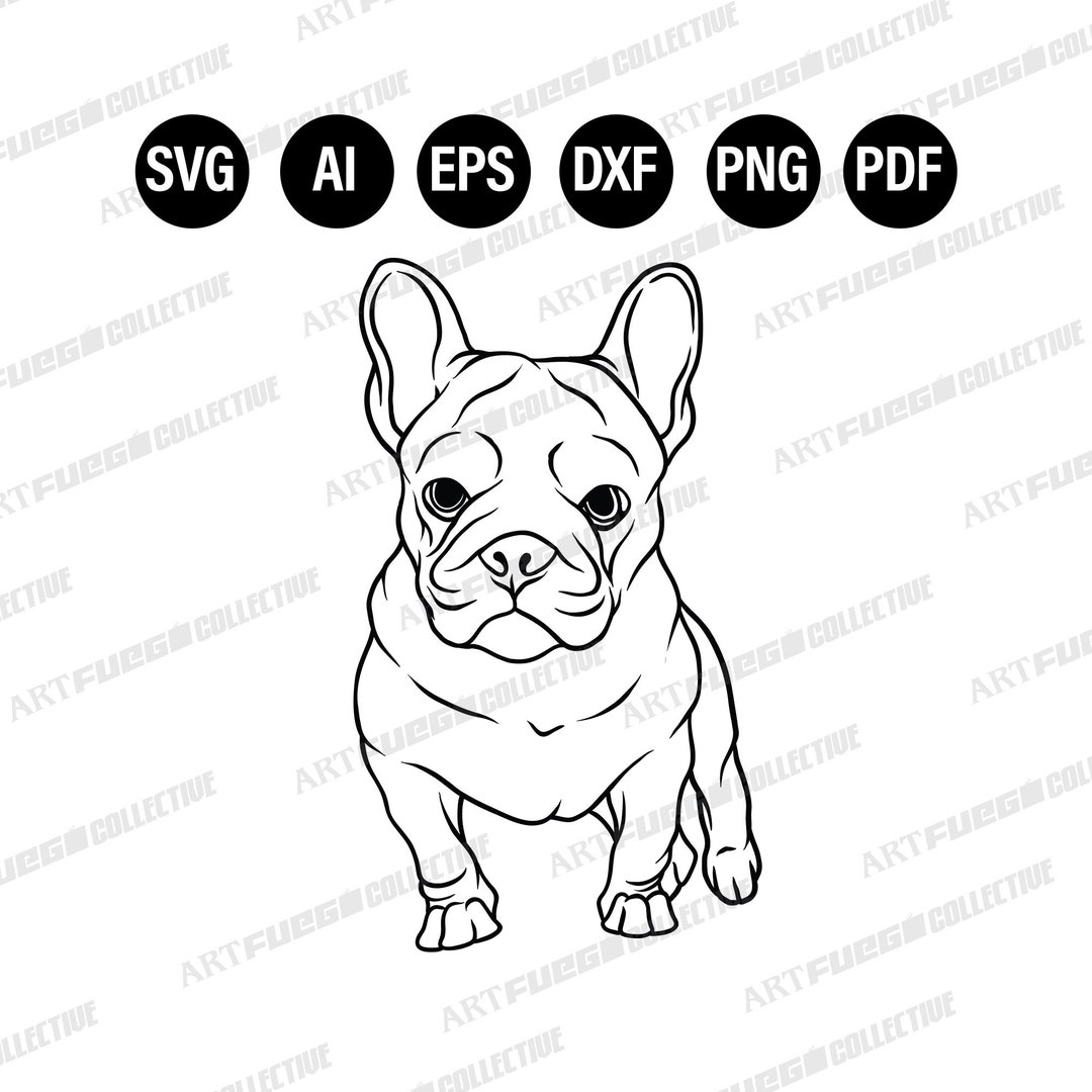 French Bulldog SVG , Cute Frenchie , Cute French Bulldog , French ...