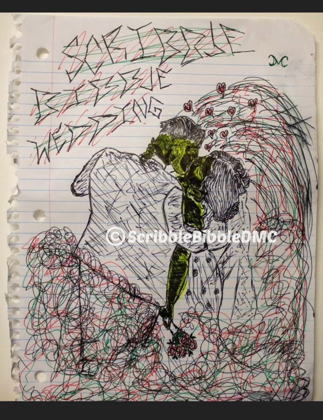 Scribble Bibble Wedding - Etsy