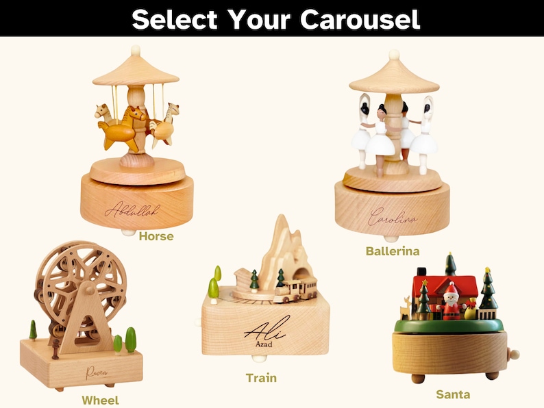 Custom Wooden Handmade Music Box, Train Birthday Music Box, 1st ...