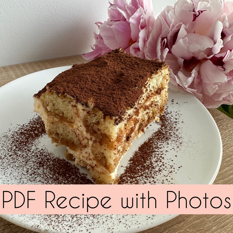 Tiramisu Easy Recipe, Recipe for Beginners | PDF Recipe, Instant ...