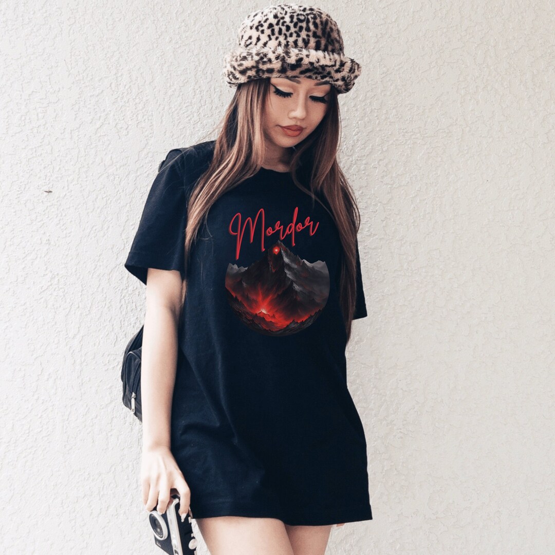 Mordor Shirt, the Hobbit, JRR Tolkien Merch, Lord of the Rings, Fantasy ...