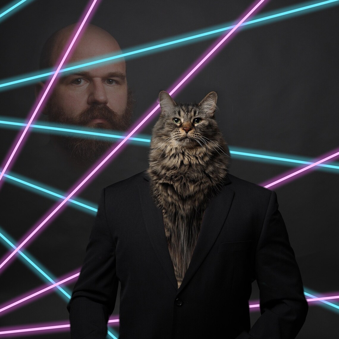 The Best Laser Overlays for EPIC 80's Portraits in - Etsy