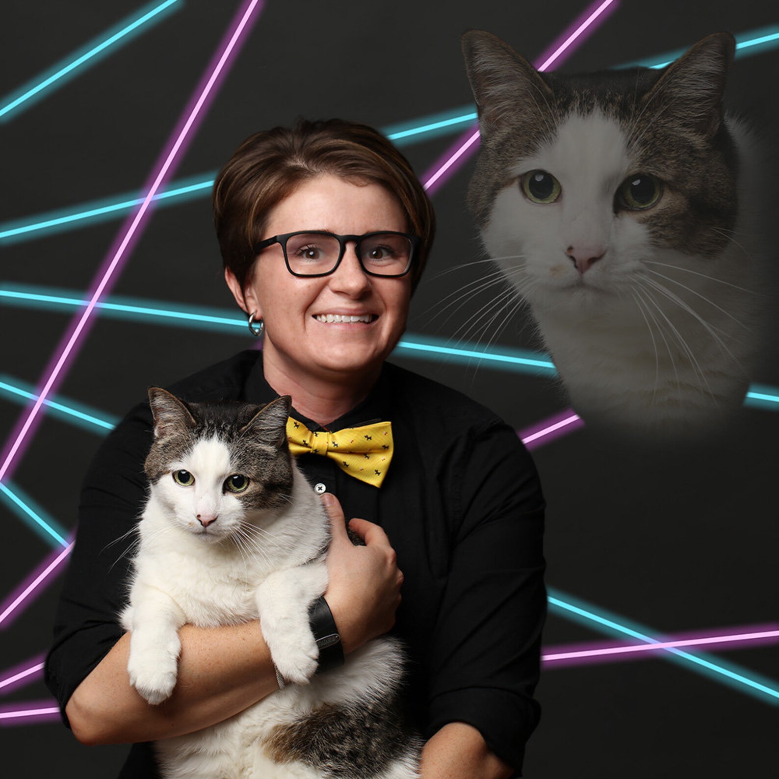 The Best Laser Overlays for EPIC 80's Portraits in - Etsy