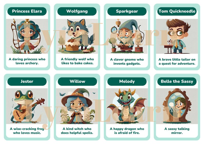 Magical Adventure Story Flashcards Set 2 | Digital Download ...