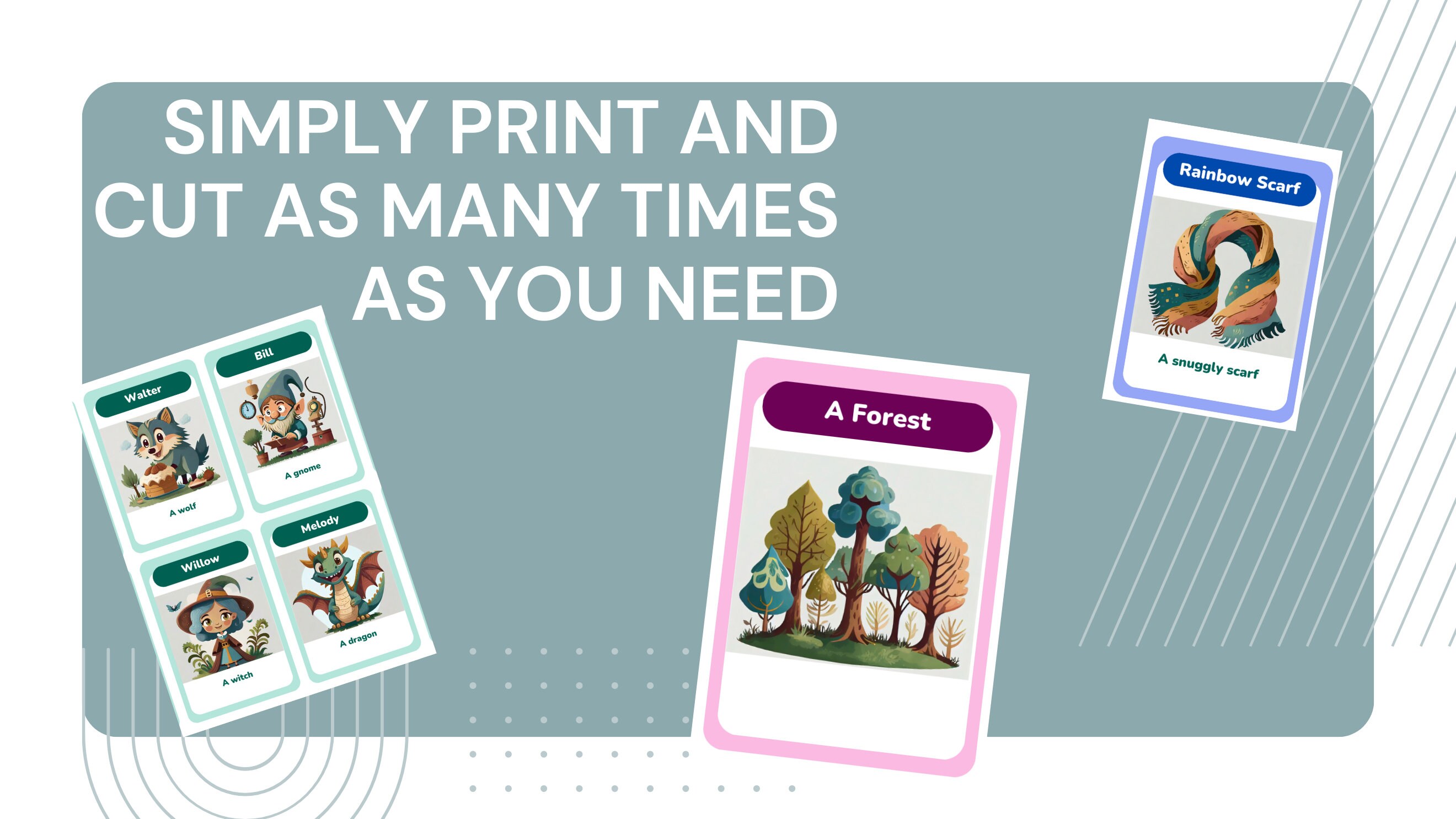 Simple Story Flashcards Digital Download Homeschooling Resources Story ...