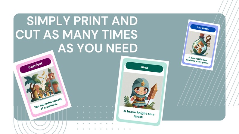 Magical Adventure Story Flashcards Set 1 | Digital Download ...