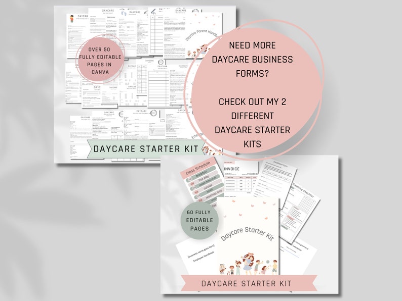 Editable Daycare Contract Forms, Home Daycare Contracts, Daycare ...