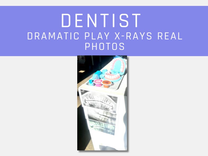 Dentist Pretend Play Printable, Dramatic Play, Dramatic Play Set ...