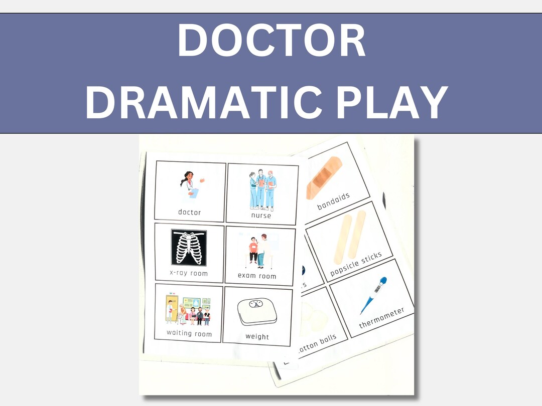 Doctor Pretend Play, Doctor Dramatic Play, Dr. Pretend Play Printables ...