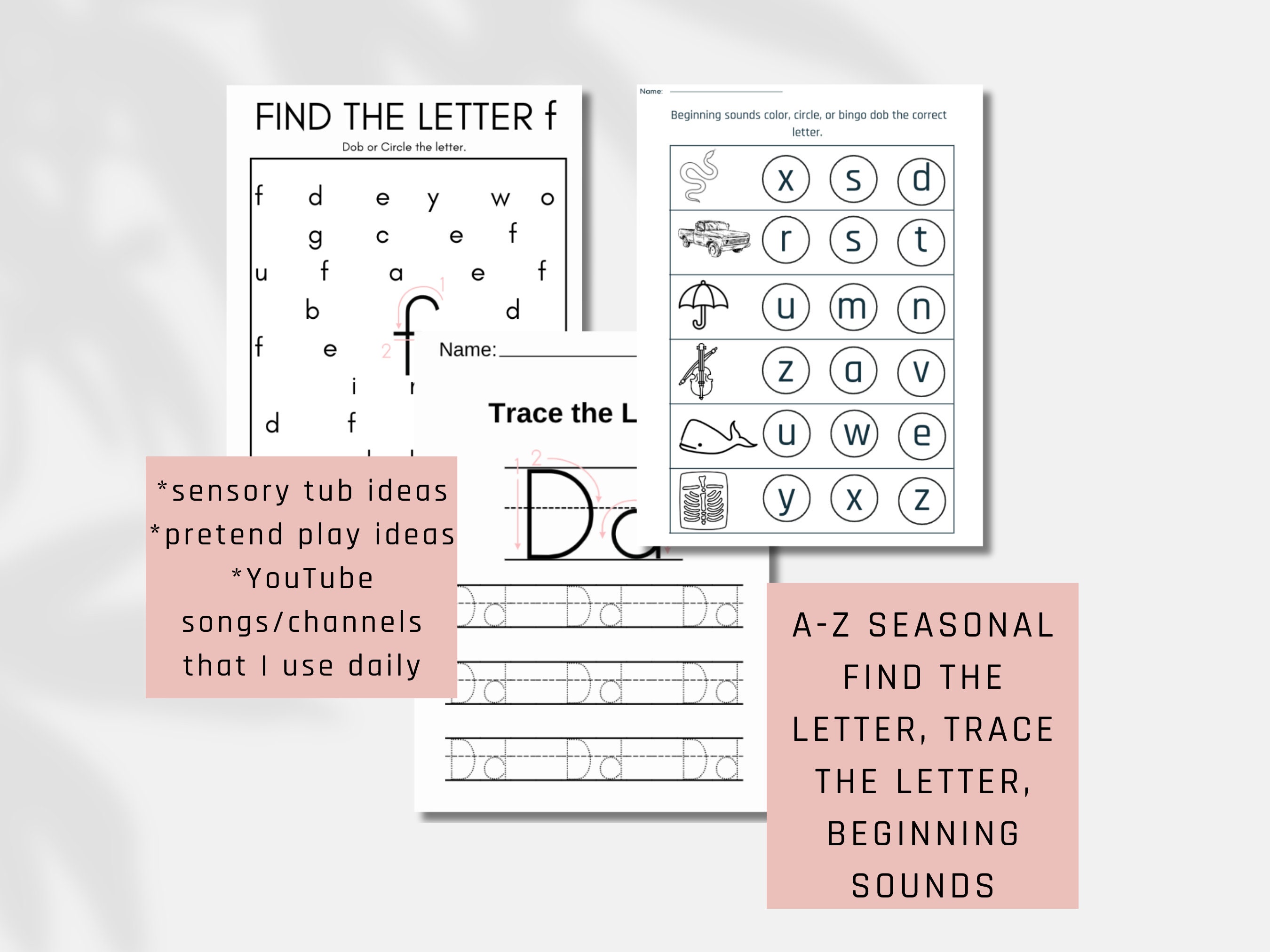 Lesson Plans for Homeschool, Home Daycare, Preschool Curriculum BUNDLE ...