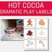 Hot Cocoa Pretend Play, Dramatic Play Print, Pretend Play Printables ...