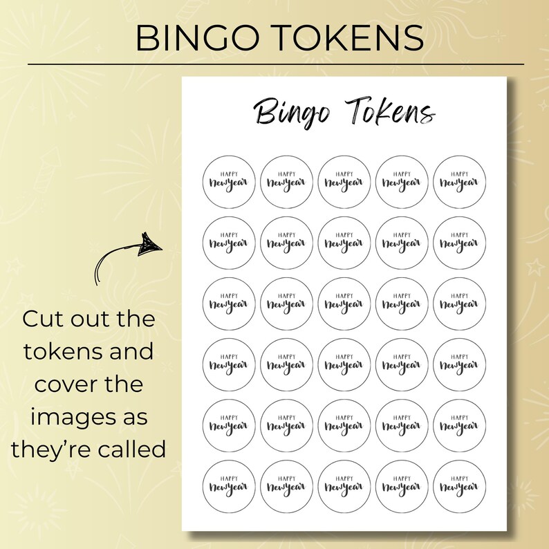 New Year's Eve Bingo, 30 Printable Cards, Fun NYE Game for Kids ...