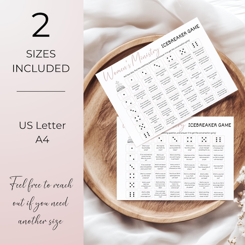 Womens Ministry Icebreaker Game, Fun Printable for Bible Study, Womens ...