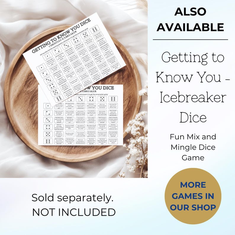 Find Someone Who Bingo Christian, Printable Icebreaker Game for Church ...