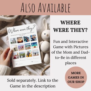 Guess the Baby Photo Game Template, Editable Baby Shower Game, Fun ...