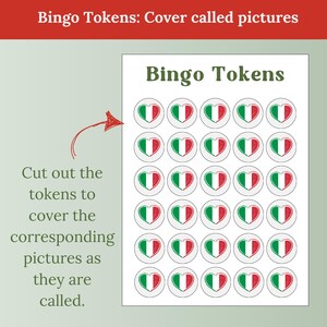Italy Travel Bingo, 20 Printable Bingo Cards, Fun Family Game, Italian ...