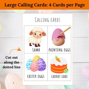 Easter Bingo Set, 60 Printable Cards for Kids, Fun Holiday Game ...