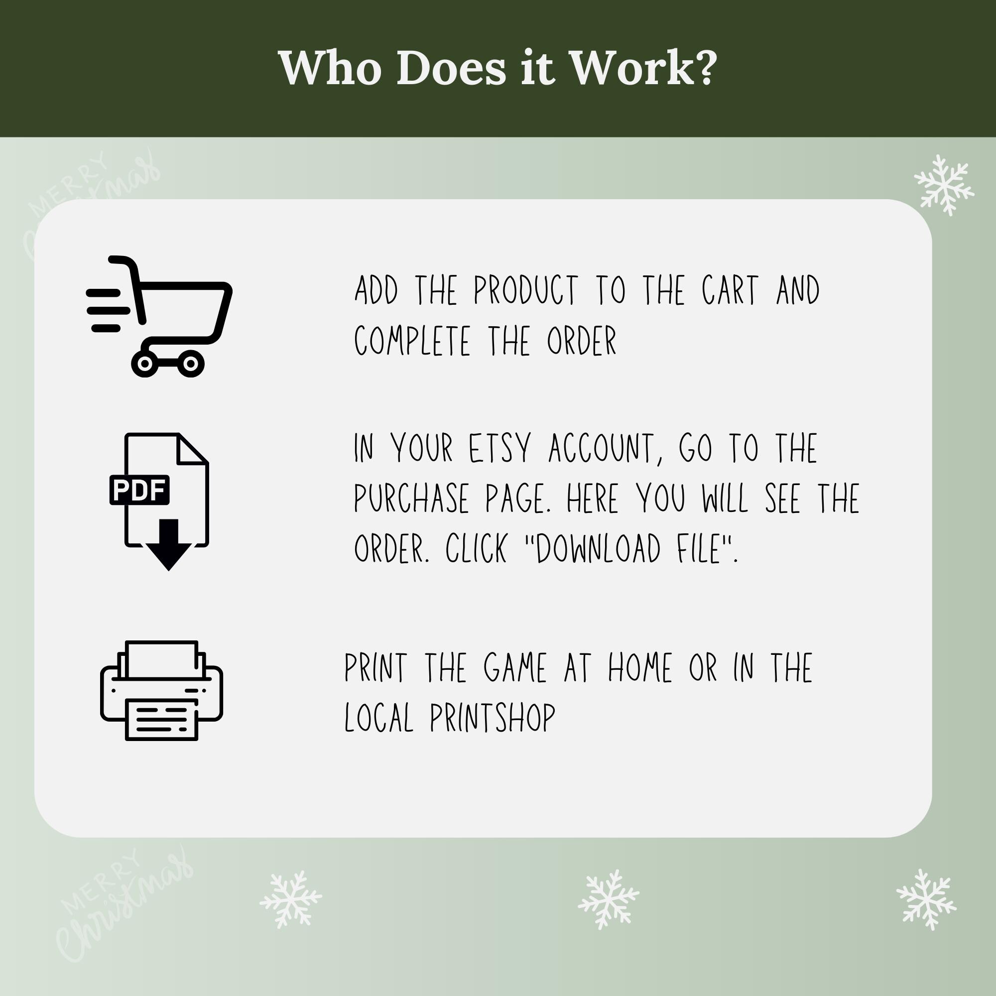 Yankee Swap Game, Christmas Dice Gift Exchange, White Elephant Party ...