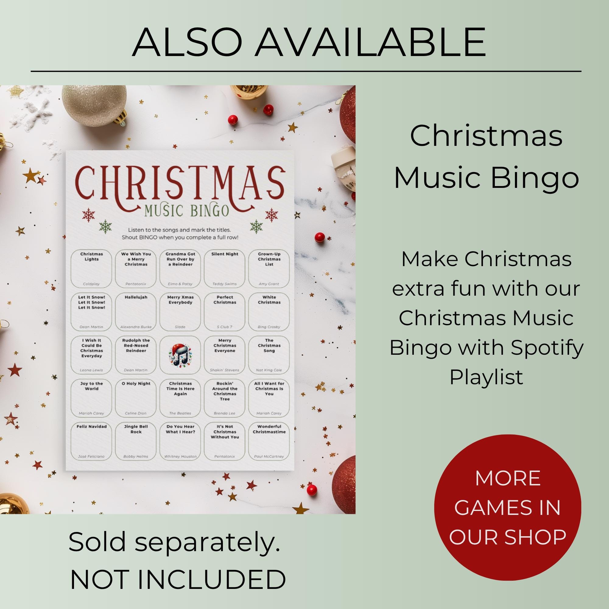 Nativity Bingo Game, 30 Printable Cards, Perfect for Church, Bible ...
