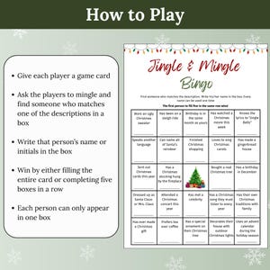 Editable Jingle Mingle Bingo, Find Someone Who Ice Breaker Game, Mix ...