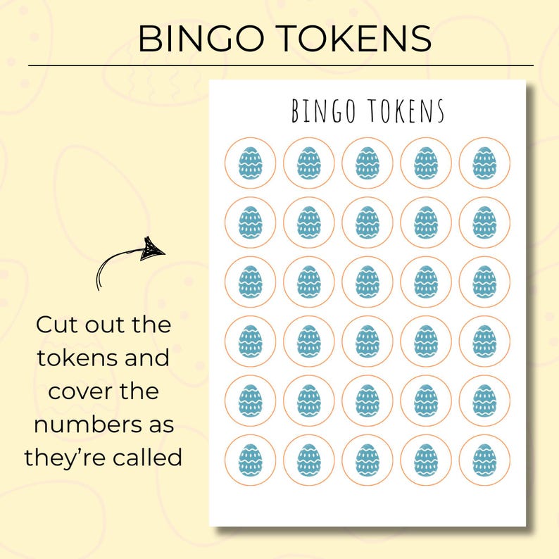 Easter Number Bingo Cards, Printable Activity for Kids, Classroom Fun ...