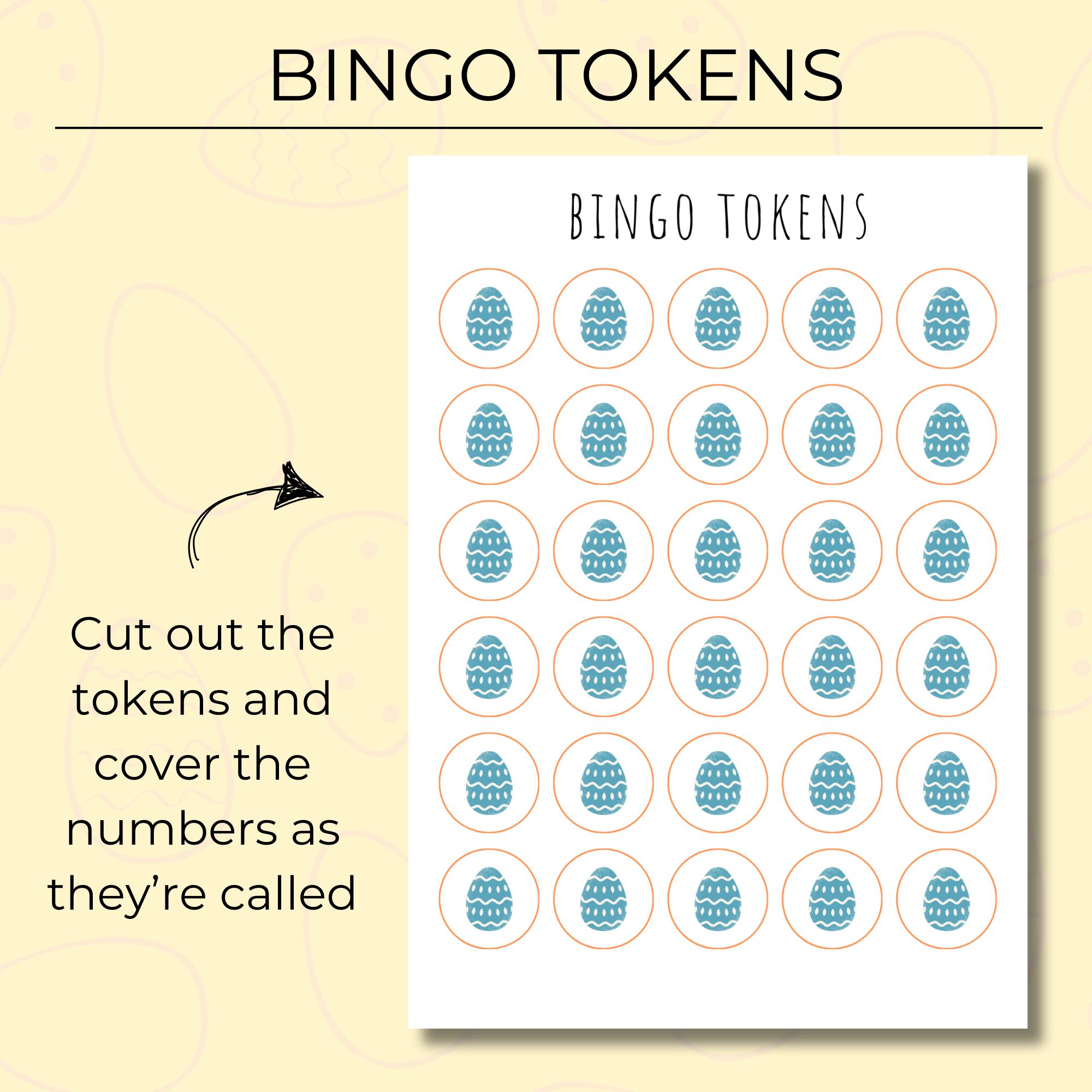 Easter Number Bingo Cards, Printable Activity for Kids, Classroom Fun ...