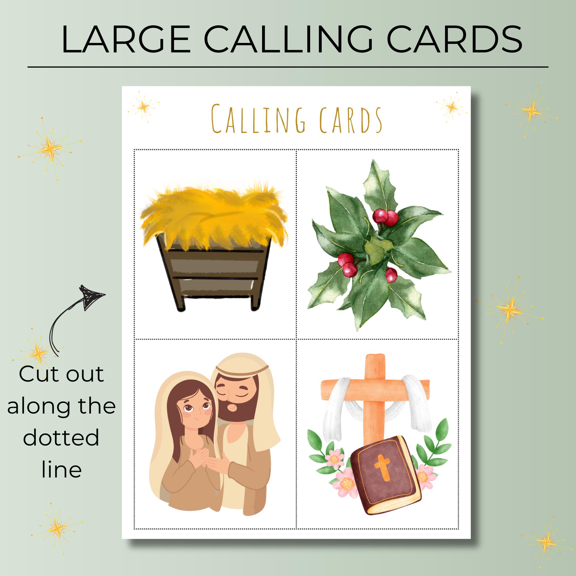 Nativity Bingo, Printable Christmas Bingo, Christian Games, Holy Week ...