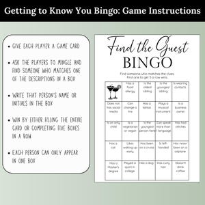Get to Know You Bingo, Find Someone Who Bingo, Editable Icebreaker Game ...