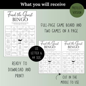 Get to Know You Bingo - Editable & Printable Ice Breaker, Mix and ...