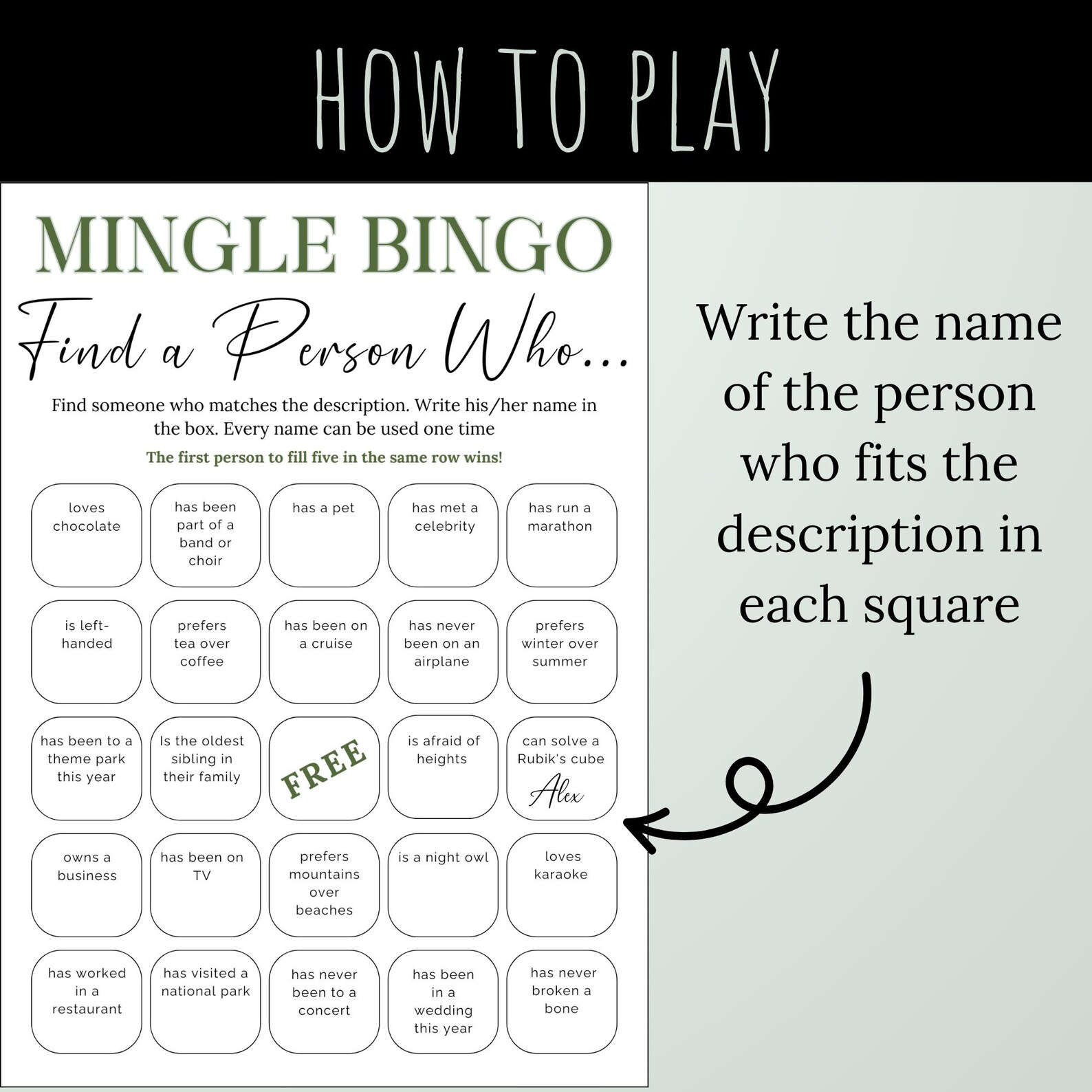 Getting to Know You Bingo, Fun Icebreaker Game for Office Parties, Team ...