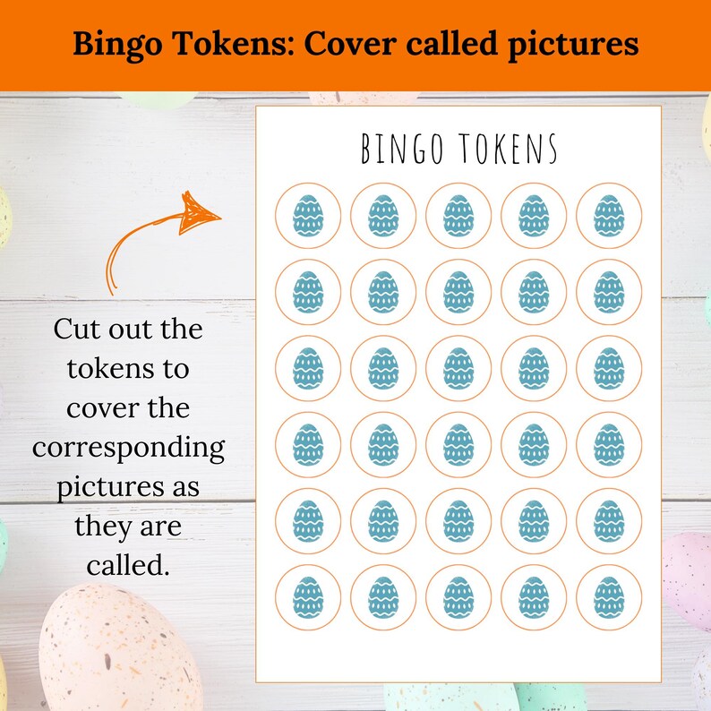 Easter Bingo, 30 Printable Easter Bingo Cards, Fun Easter Party Game ...