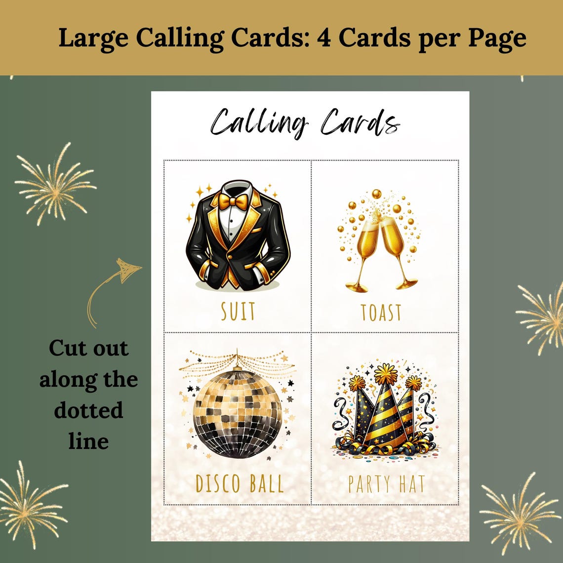 New Years Eve Bingo - 30 Printable Cards, Fun New Years Eve Games for ...