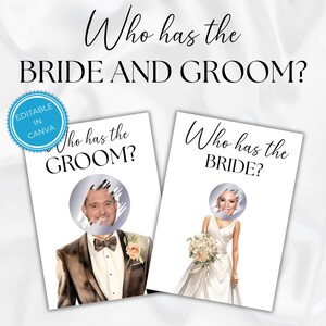 Who Has the Bride and Groom Scratch off Cards, Unique Bridal Shower ...