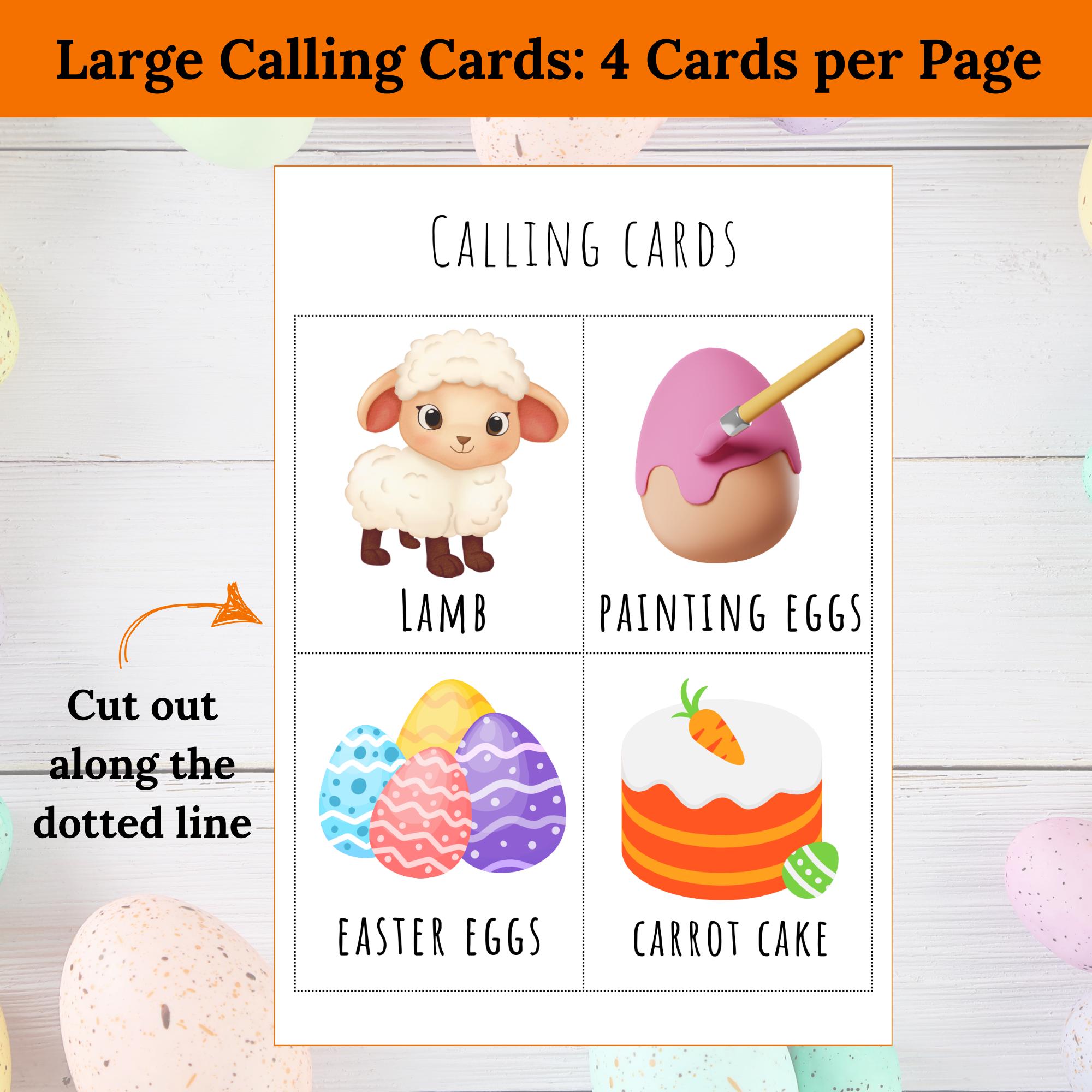 Easter Bingo, 30 Printable Easter Bingo Cards, Fun Easter Party Game ...