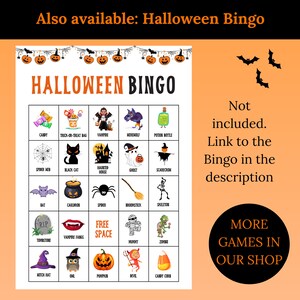 Halloween Emoji Game Printable, Fun Halloween Party Game for Kids ...