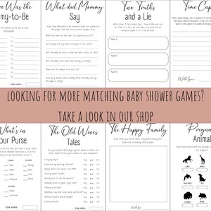 Dad Jokes Shower Game, Funny Printable Trivia for Baby Showers ...
