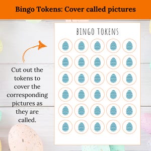 Easter Bingo Set, 60 Printable Cards for Kids, Fun Holiday Game ...