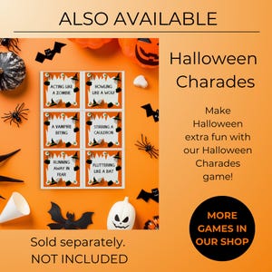 Halloween Emoji Game Printable, Fun Halloween Party Game for Kids ...