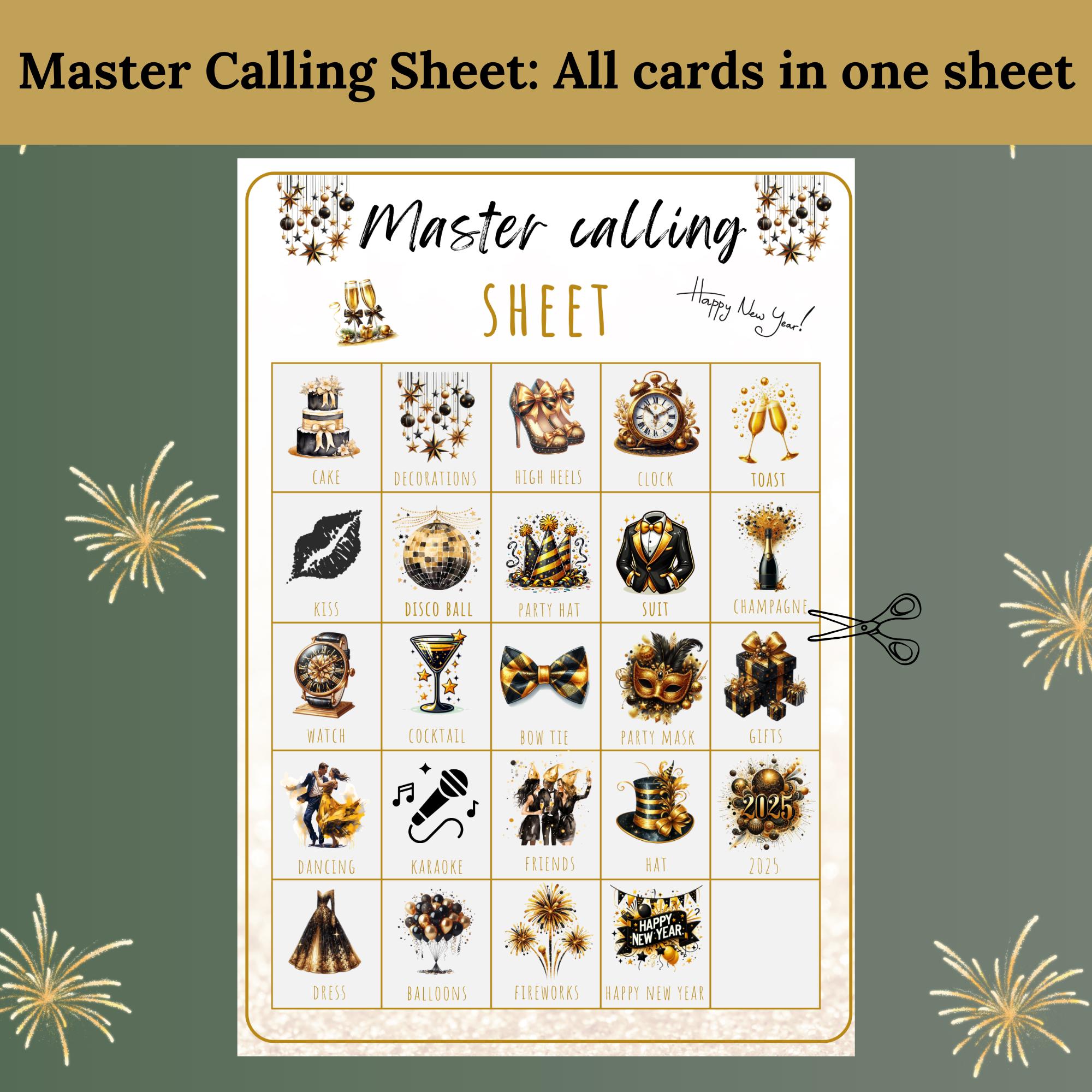 New Years Eve Bingo - 30 Printable Cards, Fun New Years Eve Games for ...