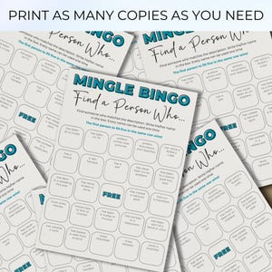 Mix and Mingle Bingo, Get to Know You Questions, Find Someone Who, Ice ...