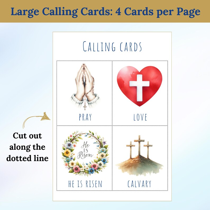 Easter Story Bingo, 30 Printable Religious Easter Bible Bingo Game ...