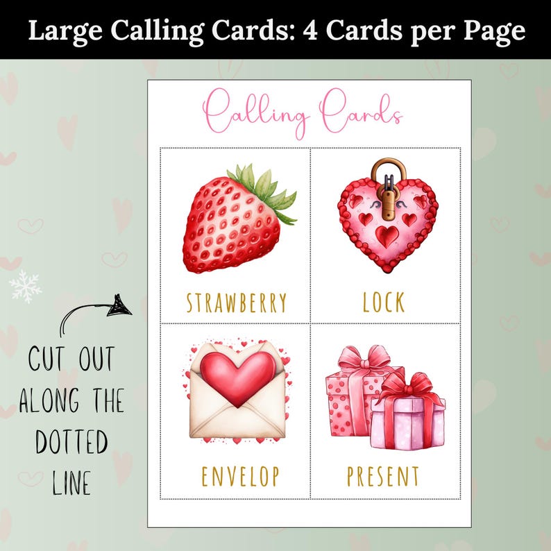 Valentines Day Bingo - 30 Fun Bingo Cards, Valentine Printable Games ...