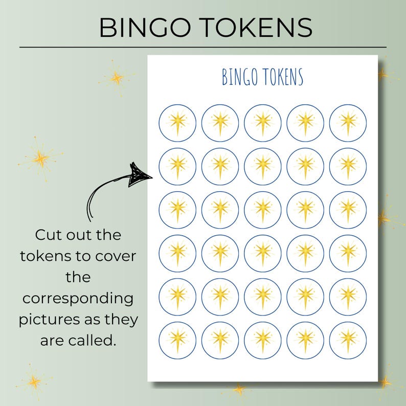 Nativity Bingo Game, 30 Printable Cards, Perfect for Church, Bible ...