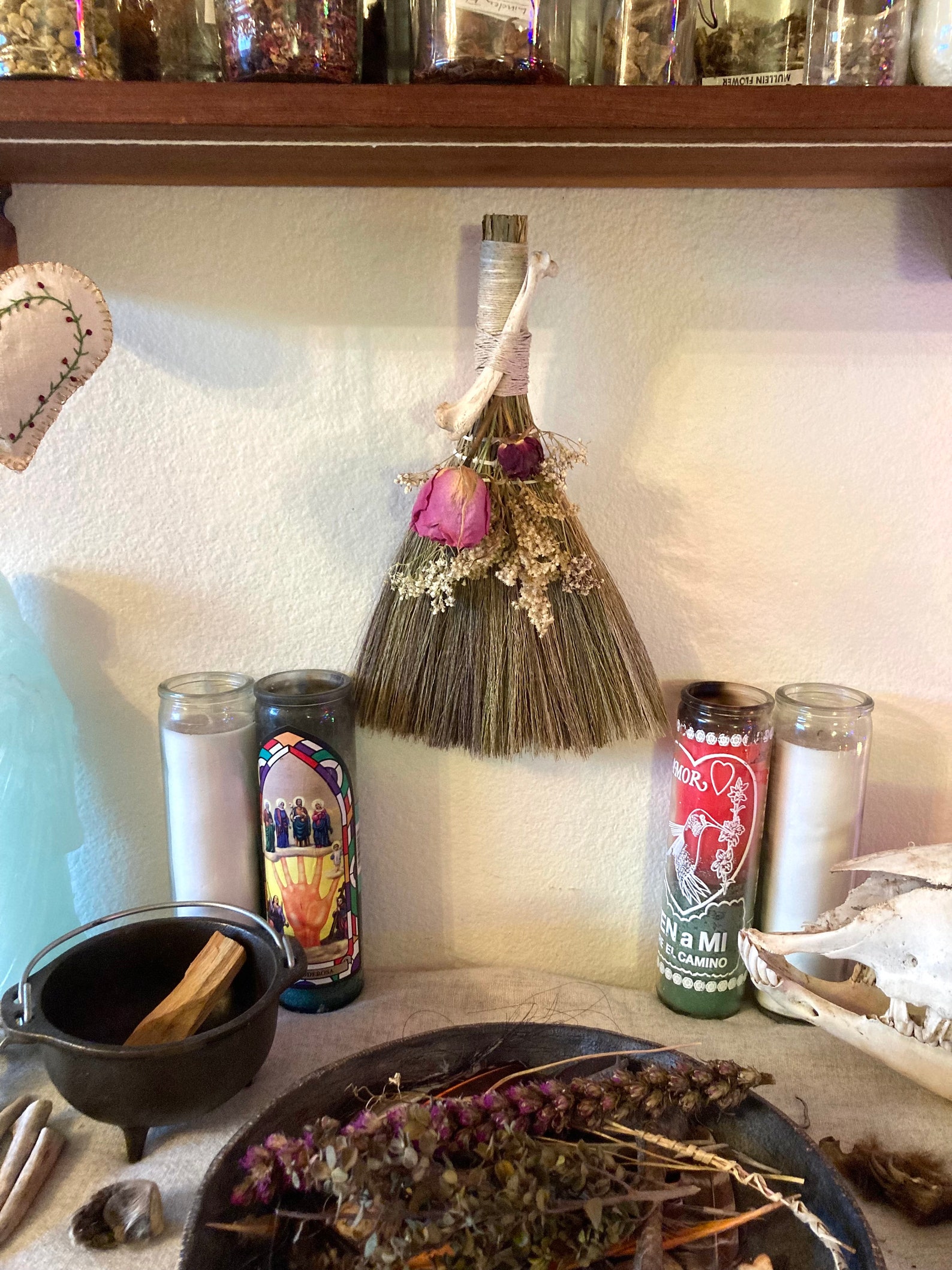 Ritual Besom. Altar Broom. Mini Witch’s Broom. Small Besom for ...