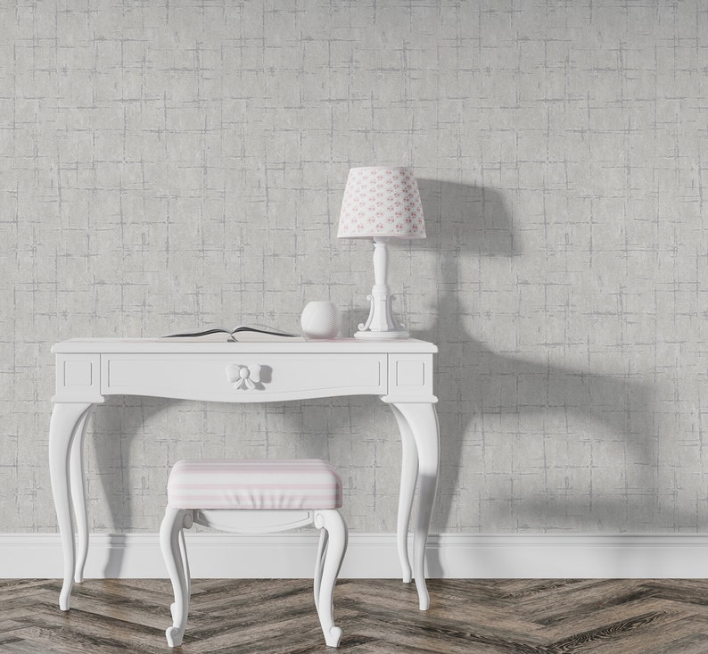Luxury Textured Cut Squares Pattern Wallpaper, White Textured ...