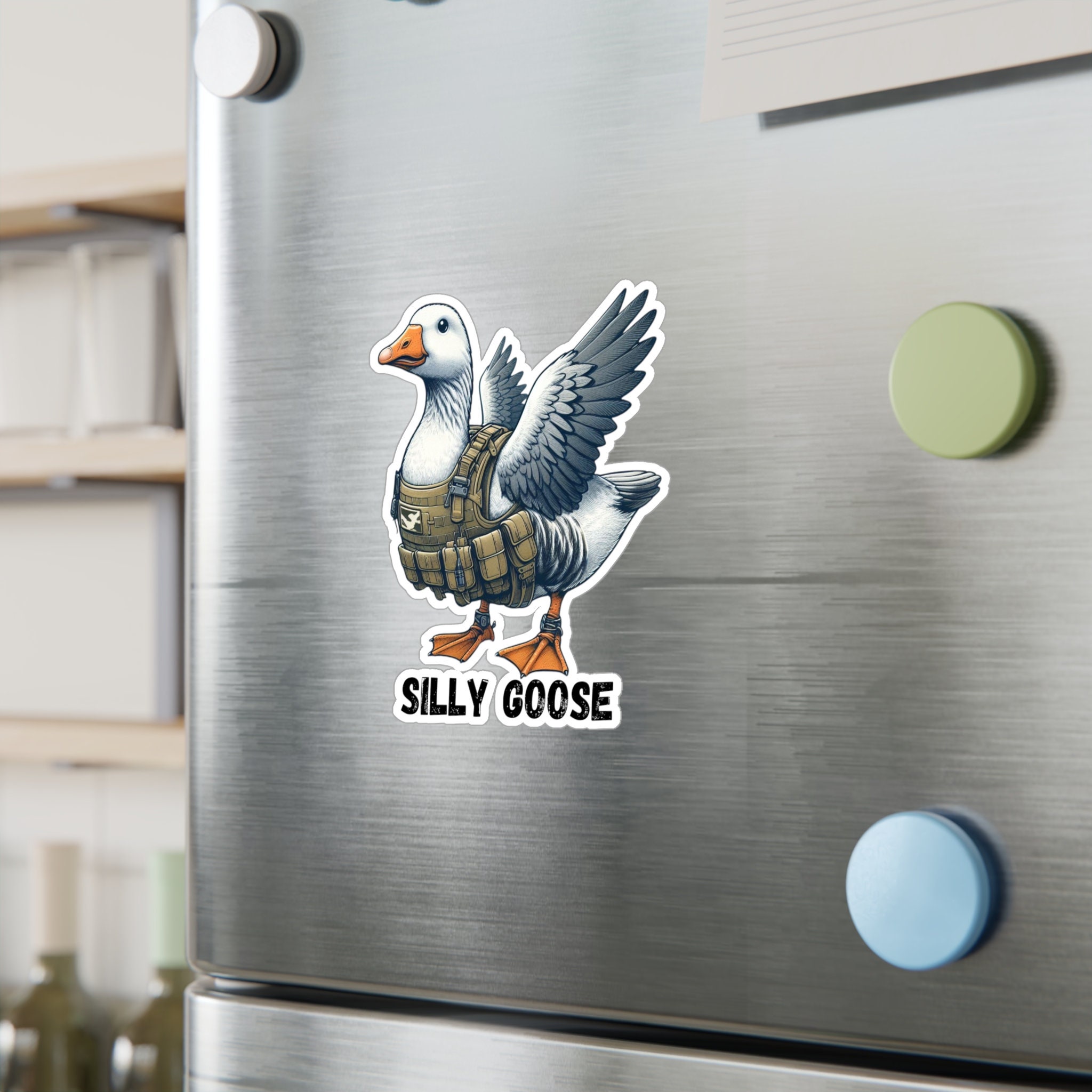 Silly Goose Tactical Sticker | Meme Sticker | Military | Police | Goon ...